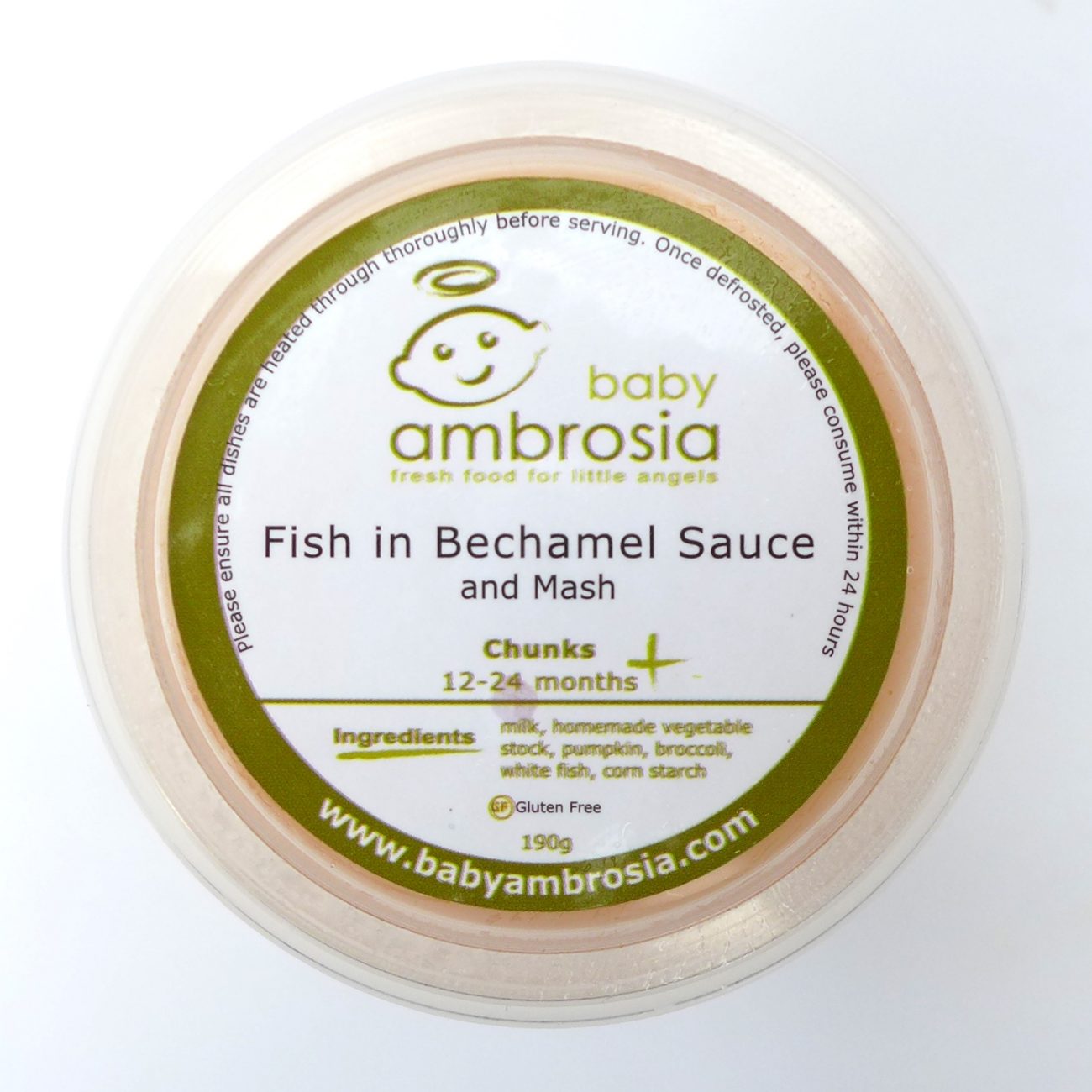Fish in Bechamel Sauce - Baby Ambrosia